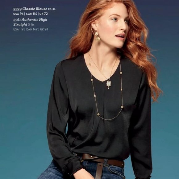 CAbi | Tops | Cabi 3599 Classic Blouse Size Xlarge Euc | Poshmark